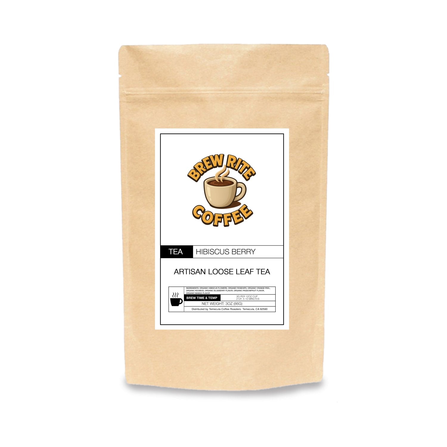 Hibiscus Berry Tea – Brew Rite Coffee